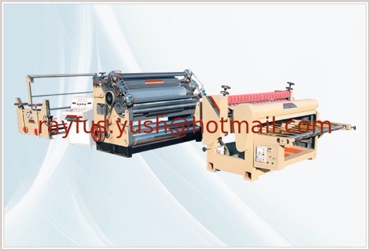 Single Facer Corrugating Line, Mill Roll Stand + Single Facer + Rotary ...