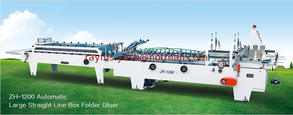 Automatic Large Straight Line Box Folder Gluer, Straight Line Box ...