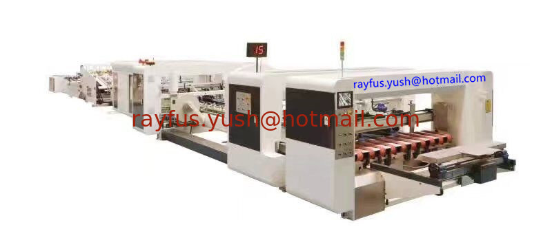 Automatic Folder Gluer Stitcher Inline Machine, inline Strapper as ...