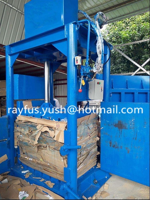 Vertical Hydraulic Baling Machine, for Waster Cardboard, Carton Box, etc.