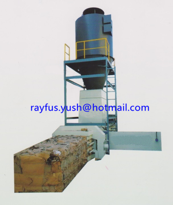Inline Autoamtic Horizontal Hydraulic Baler, for Waste Cardboard ...
